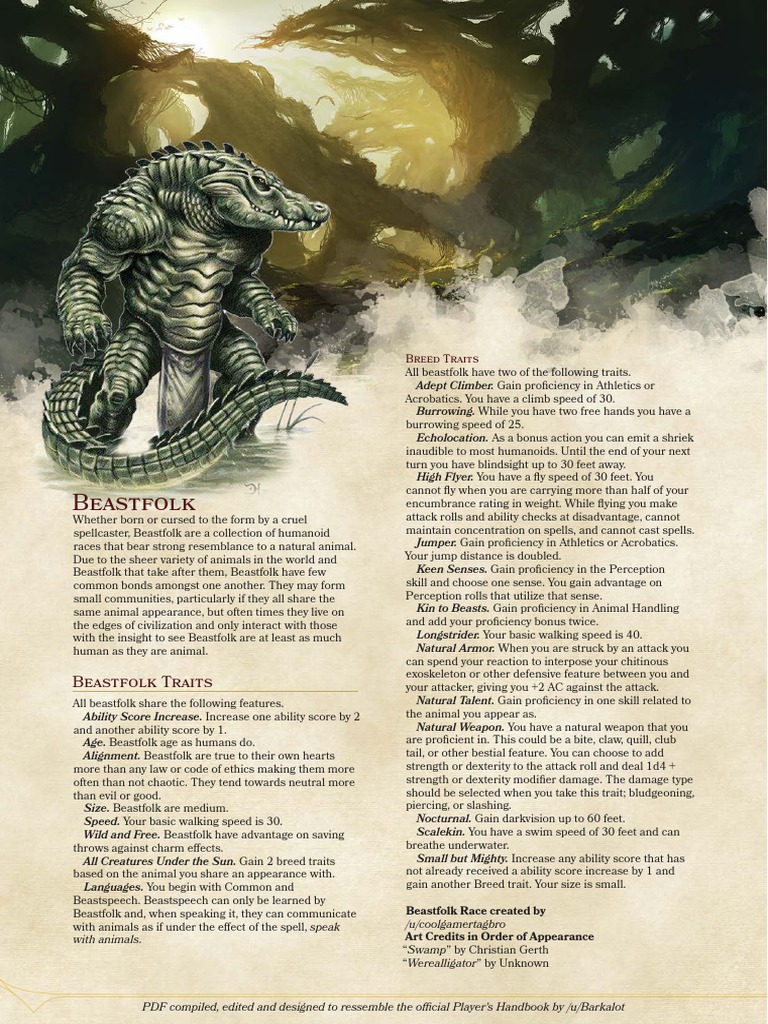 Beast Folk | PDF