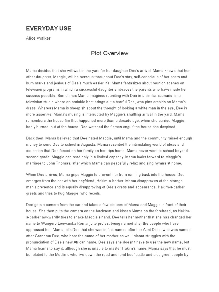 Everyday Use | PDF | Quilt