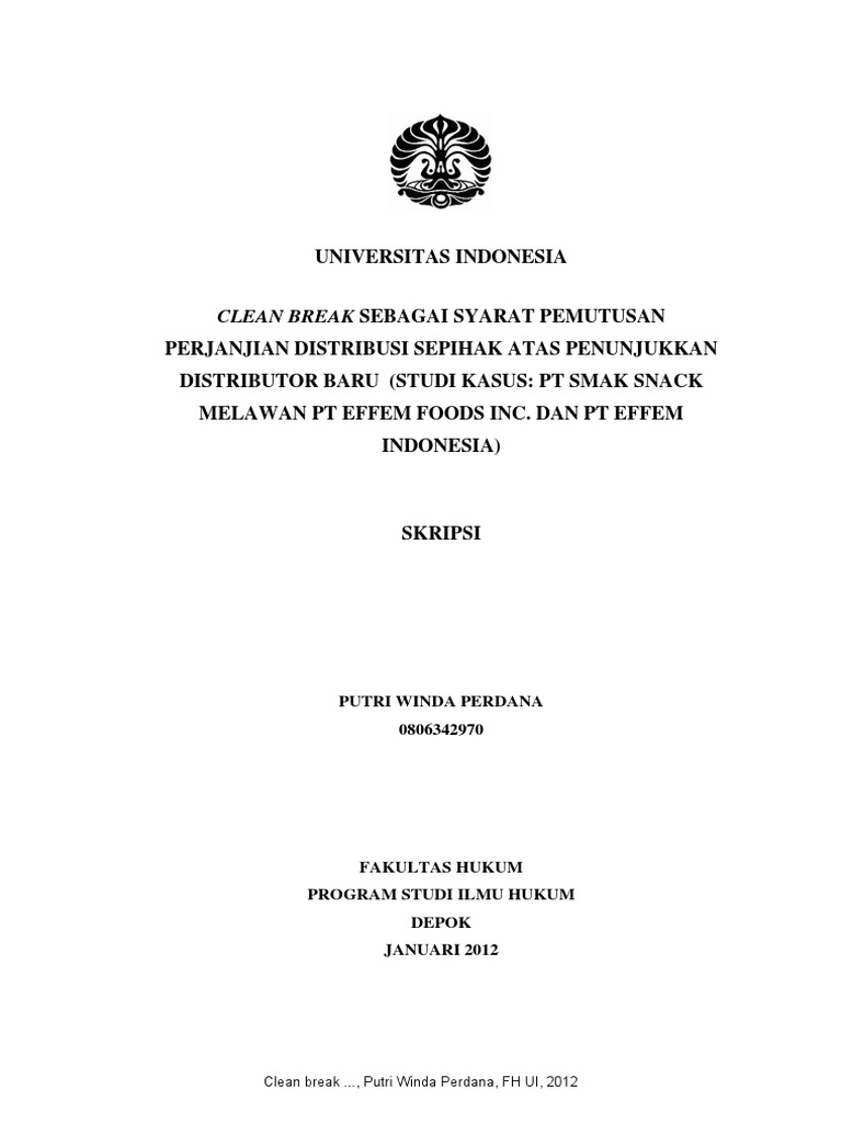 Digital - 20316765-S42405-Clean Break | PDF | Karier & Perkembangan