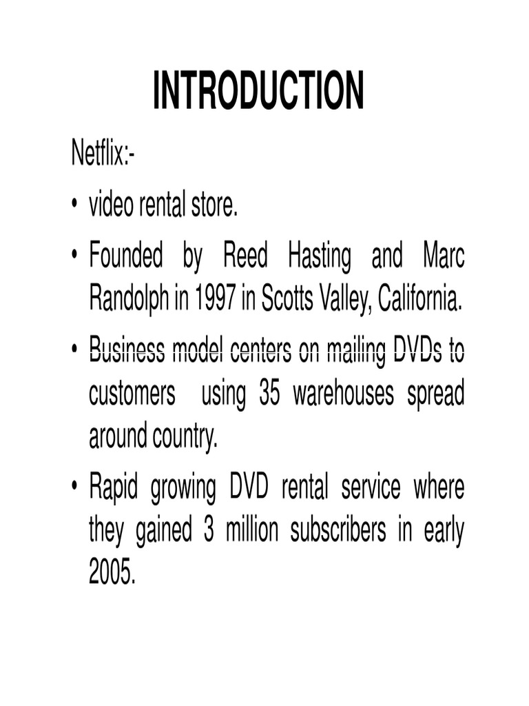 Netflix Case Study | PDF | Netflix | Strategic Management