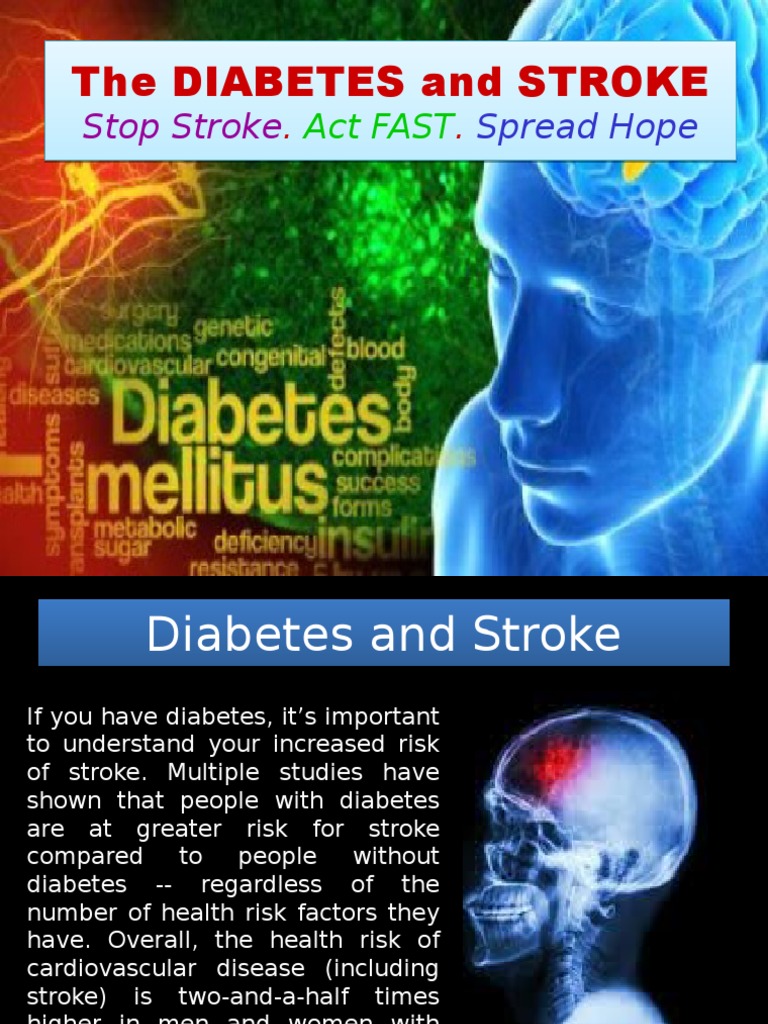 The Diabetes and The Brain | PDF | Stroke | Diabetes Mellitus