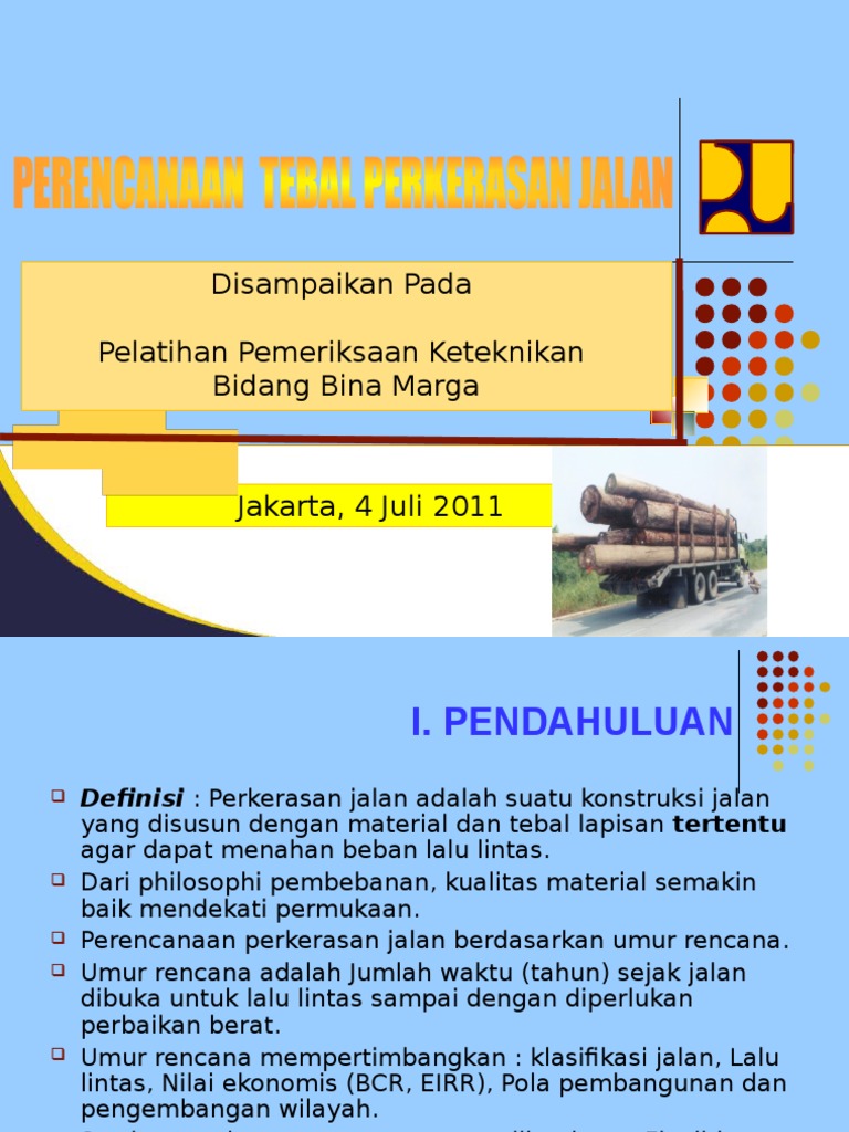 Tebal Perkerasan Jalan, Sni 1732-1989-f | PDF