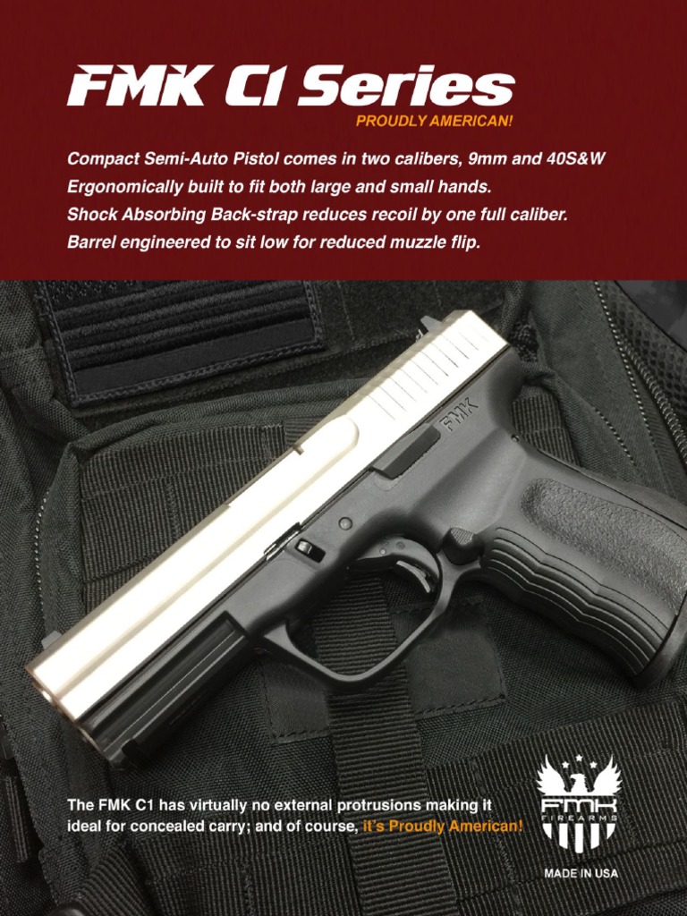 FMK 9C1 G2 Compact 9mm Pistol Sheet | PDF