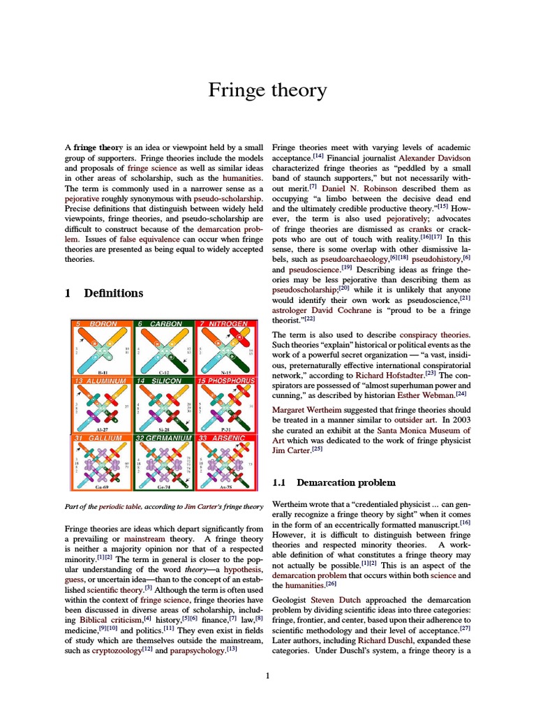 Fringe Theory | PDF | Fringe Theory | Epistemology