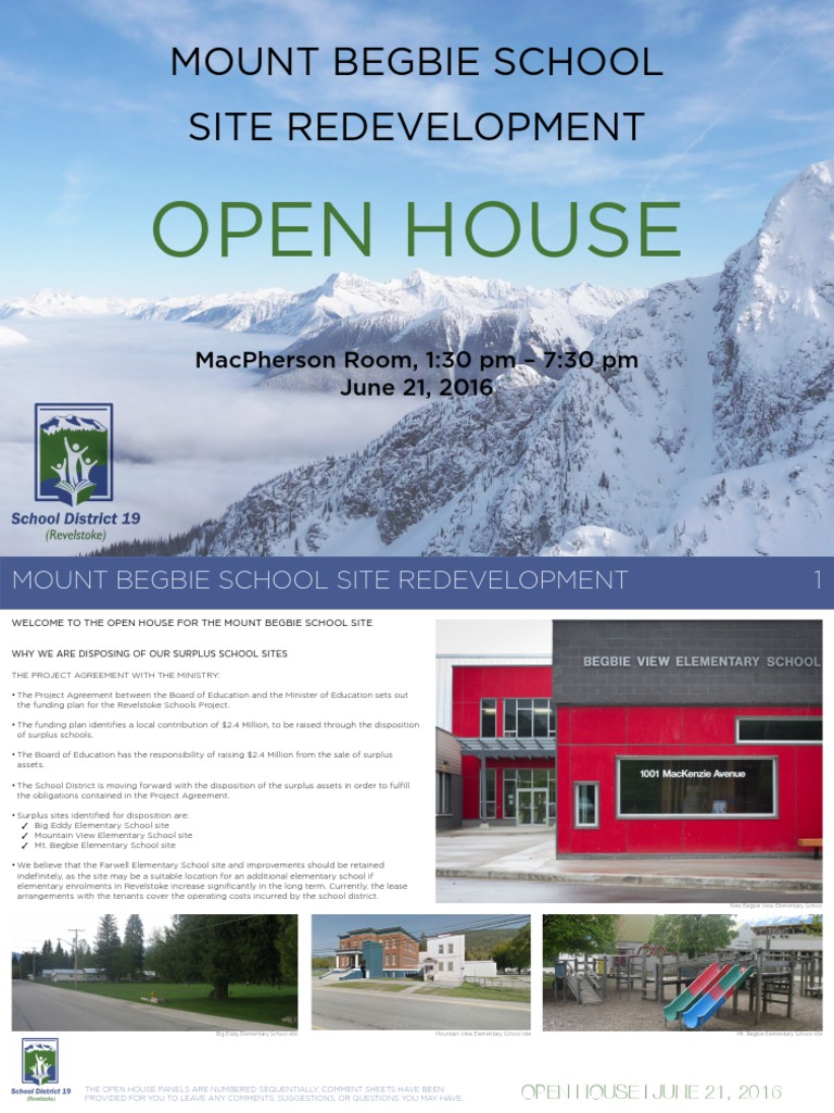 Mount Begbie Open House Panels | PDF | Zoning | Demolition