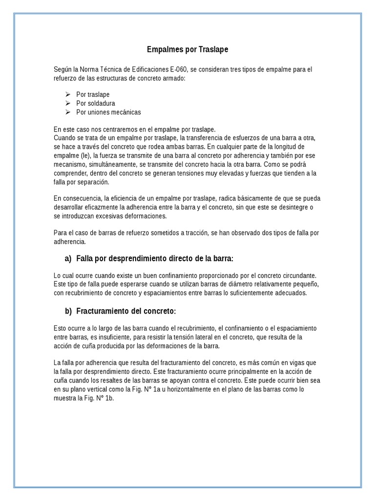 Norma E060 Capitulo 7 | PDF | Acero | Hormigón
