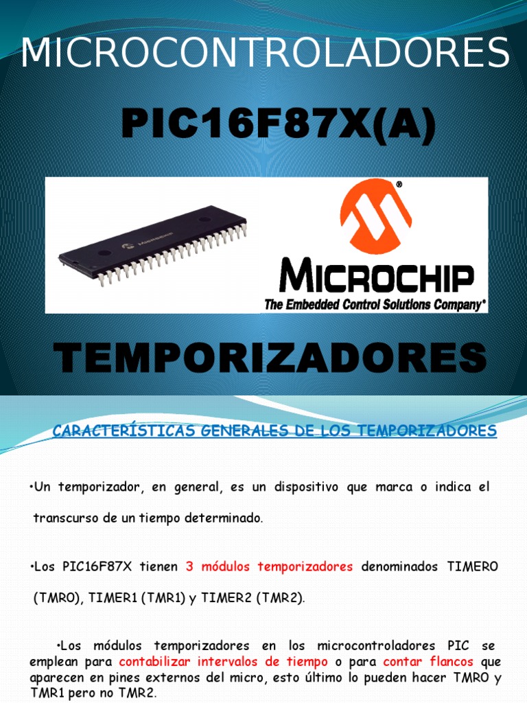 Configuracion de Timer y Temporizadores para Pic16f877 | PDF | Microcontrolador | Reloj