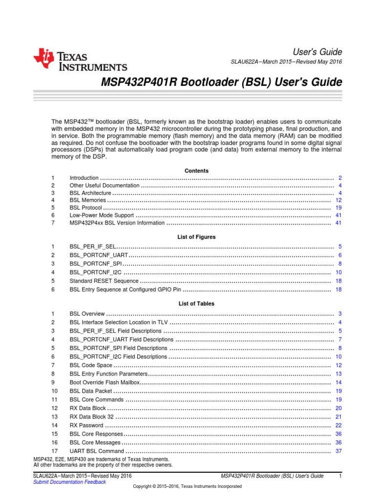 MSP Bootloader | Download Free PDF | Booting | Application Programming Interface