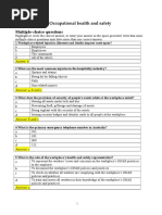 201: Health & Safety: Sample Questions Answer Guide | PDF | Personal ...