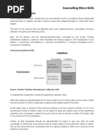 Basic Counseling Skills | PDF | Psychotherapy | Nonverbal Communication