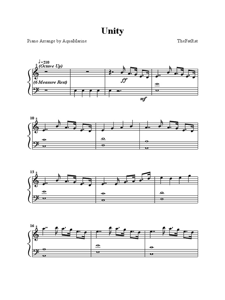 Unity - TheFatRat | PDF