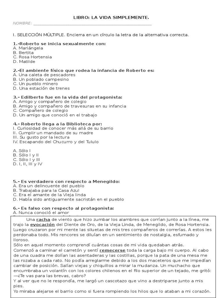 La Vida Simplemente | PDF