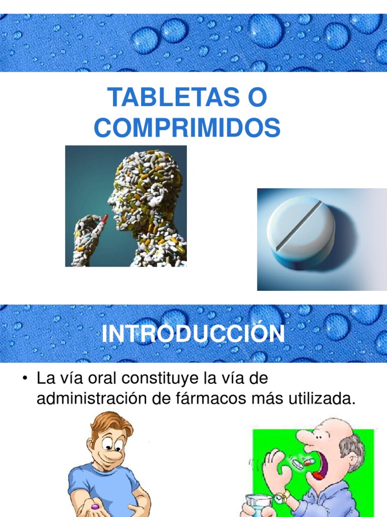 Diferencias entre Tabletas y Comprimidos | PDF | Elasticidad (Física ...