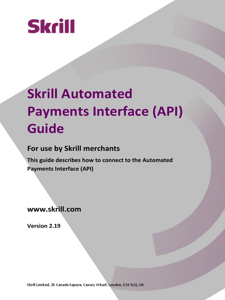 API Skril Docs Vasanth | PDF | Application Programming Interface ...