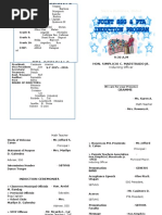 Induction and Oath Taking Ceremony Program Flow | PDF | Educational ...