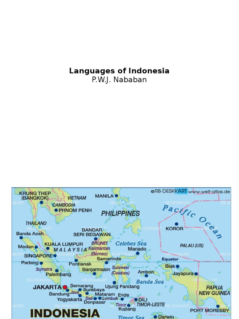 Languages in Indonesia | PDF | Multilingualism | Indonesian Language