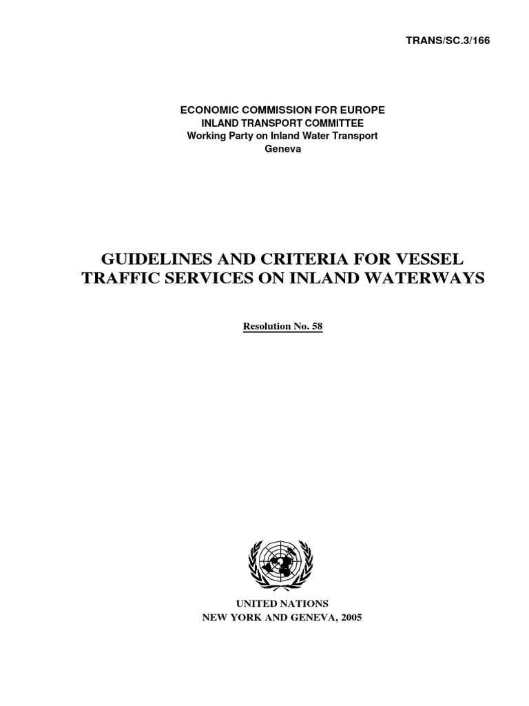 Guidelines For Vts | PDF | Waterway And Maritime | Transport