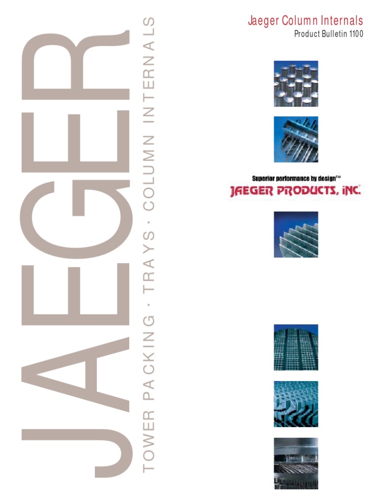 Jaeger Column Internals | PDF | Drop (Liquid) | Fibre Reinforced Plastic