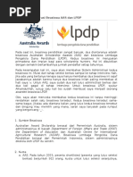 Contoh Surat Rekomendasi LPDP | PDF