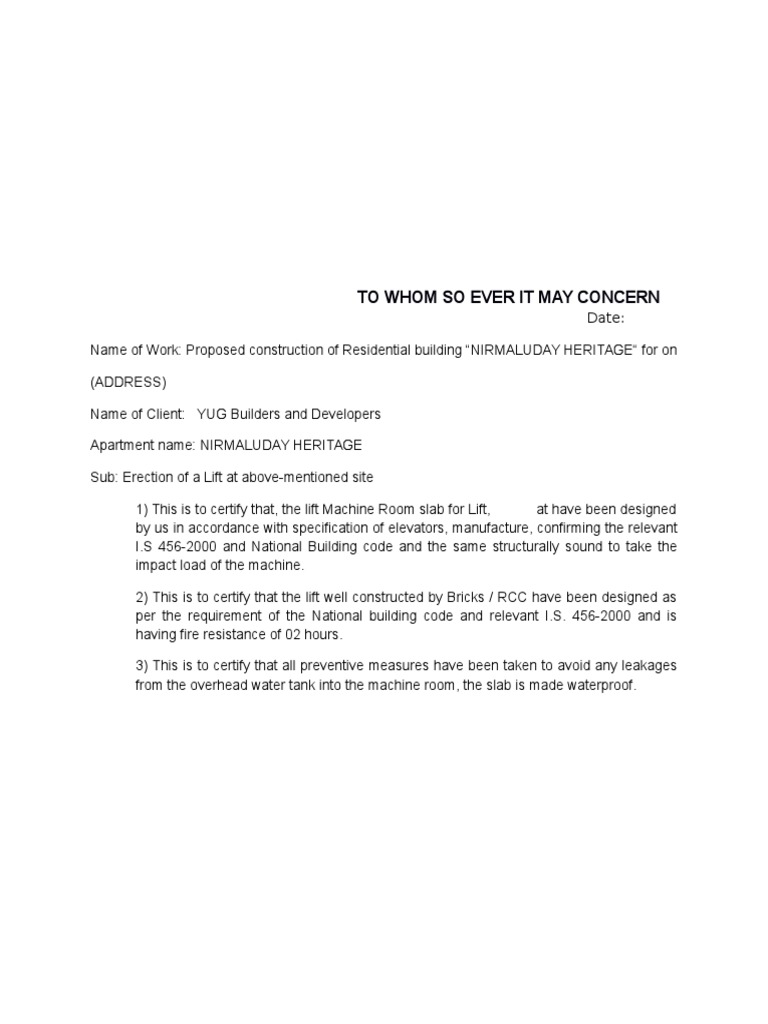 Lift - Stability Letter | PDF