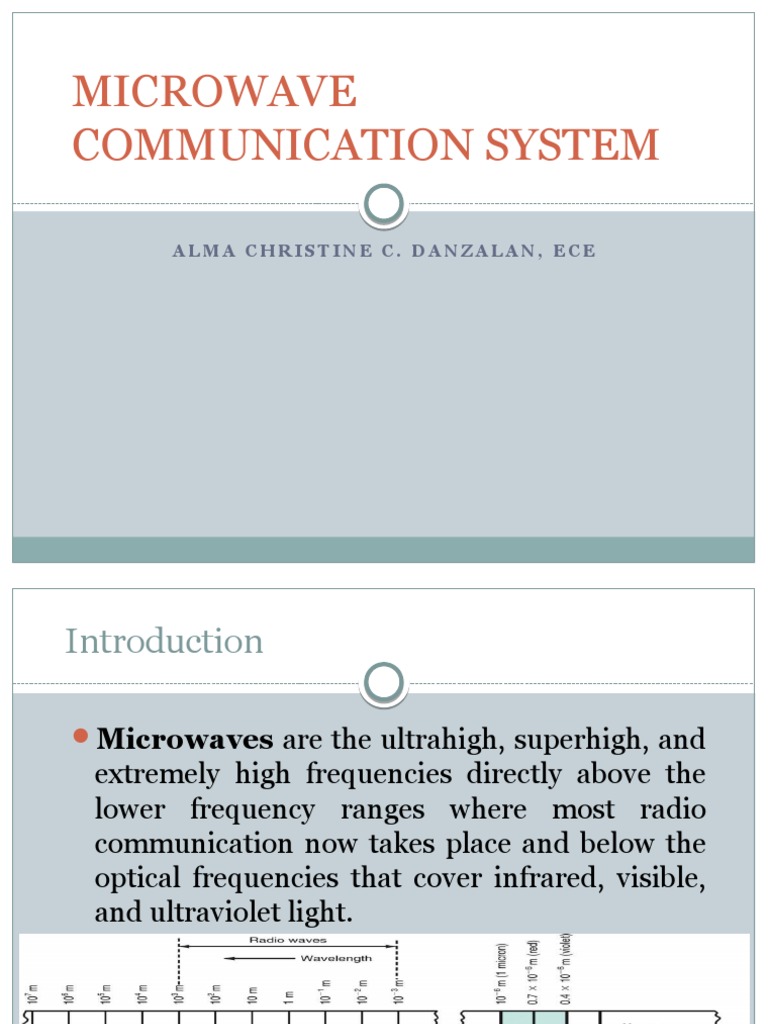 Microwave Communication System | PDF | Microwave | Antenna (Radio)
