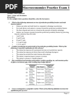 AP Micro Unit 1 Practice Questions | PDF | Factors Of Production ...