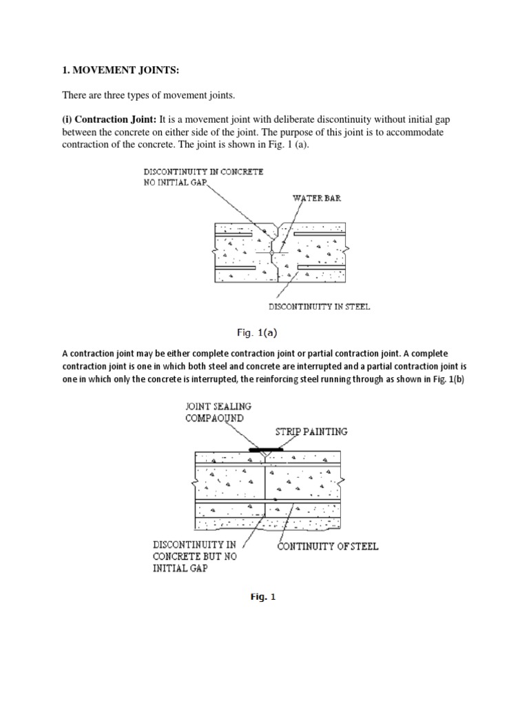 expansion and contraction joints in concrete.pdf | Wall | Concrete