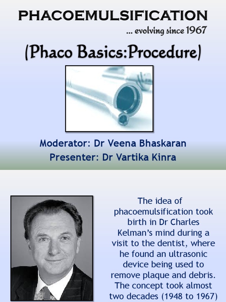 Phacoemulsification | Surgery | Ophthalmology