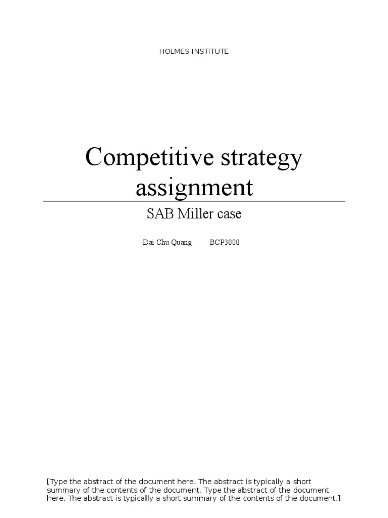 Final Asm | PDF | Strategic Management | Profit (Economics)