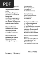 Himno NG Sangay NG Lungsod Quezon PDF | PDF