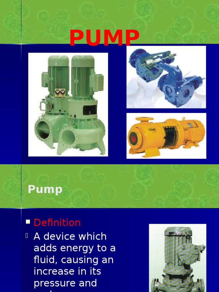 Maintenance Pump | PDF | Pump | Fluid Mechanics
