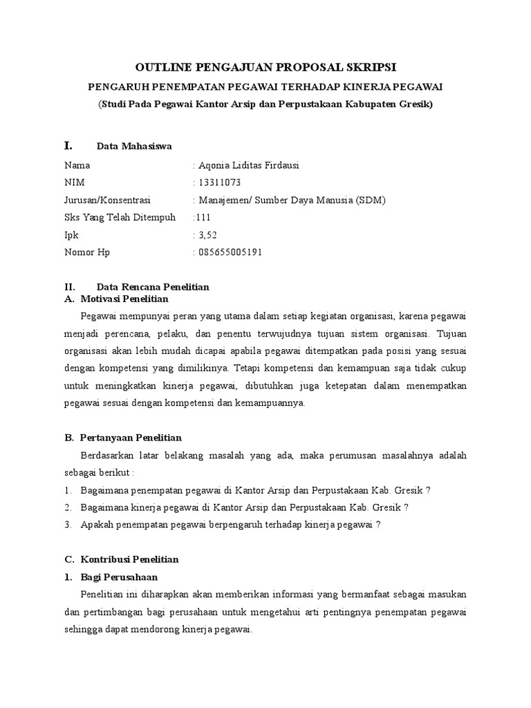 Outline Riset | PDF | Komputer