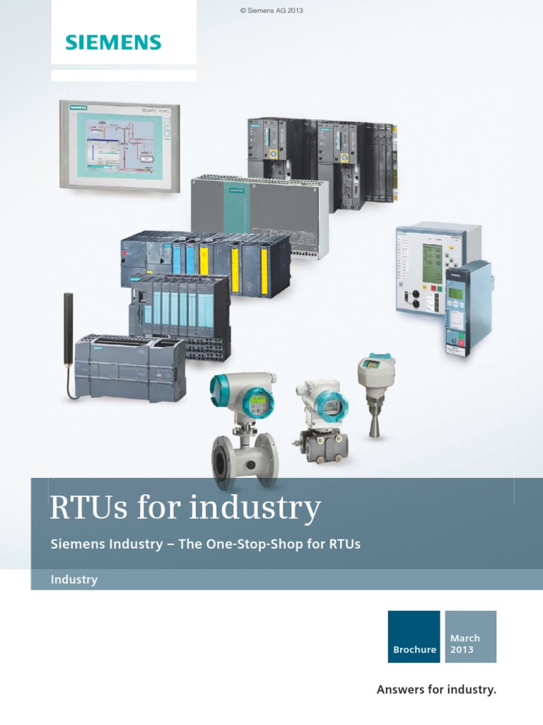 Siemens RTU Units | Download Free PDF | Network Topology | Computer Network