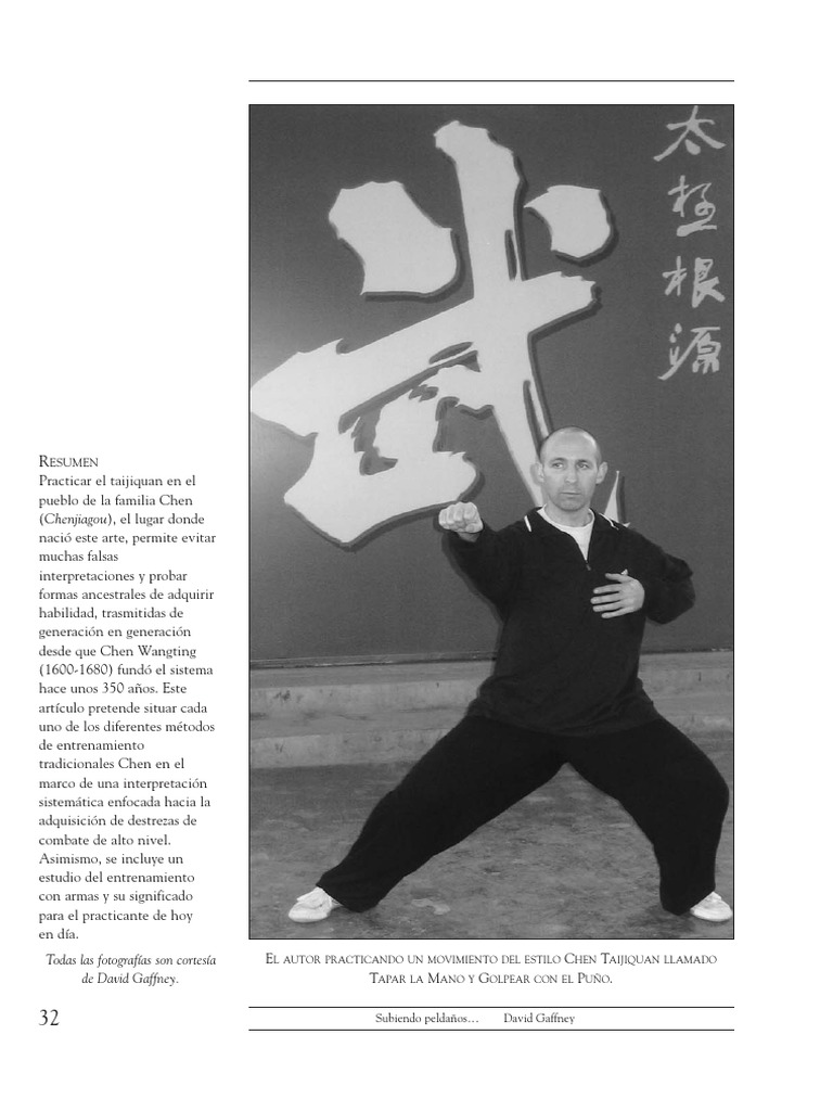 Traditional Training Methods in Chen Village Taijiquan | PDF | Tai Chi ...