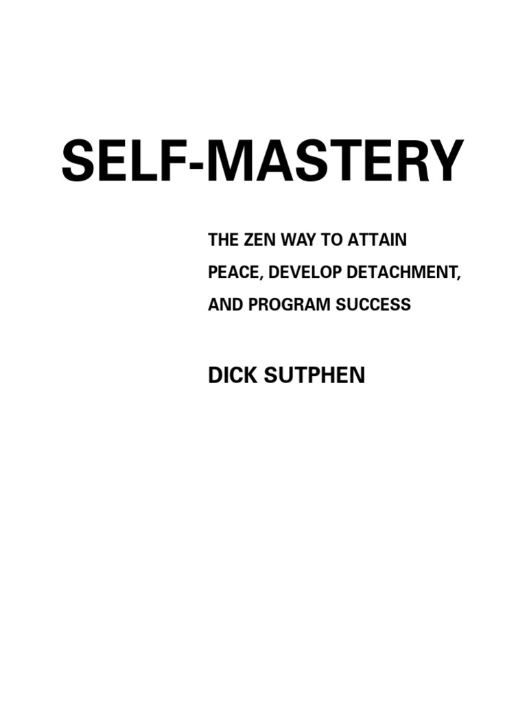 Self Mastery Workbook | Download Free PDF | Meditation | Karma