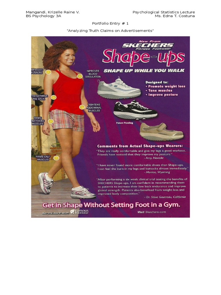 Analyzing Truth Claims On Advertisements | PDF | Science & Mathematics