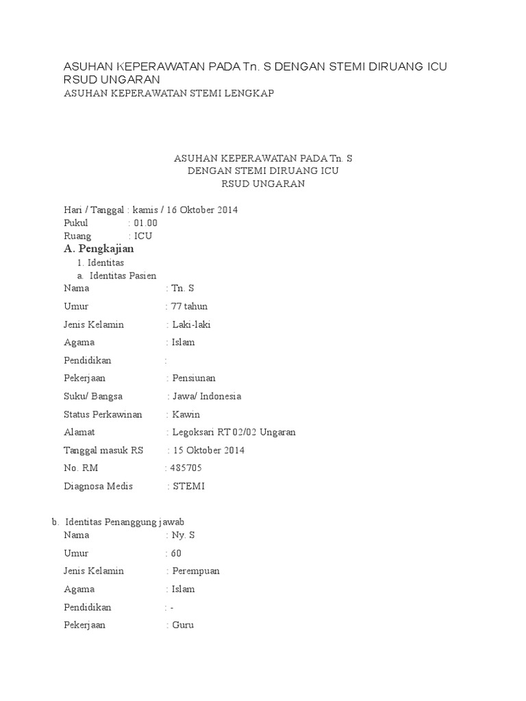 Askep Stemi | PDF