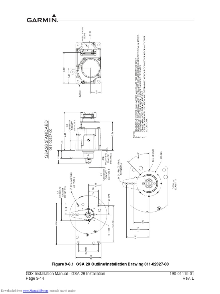 G3X Installation Manual - GSA 28 Installation 190-01115-01 Page 9-14 ...