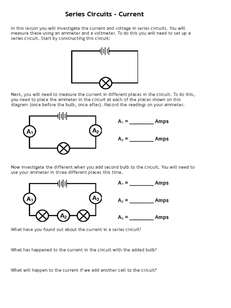 C3 Series Circuits | PDF