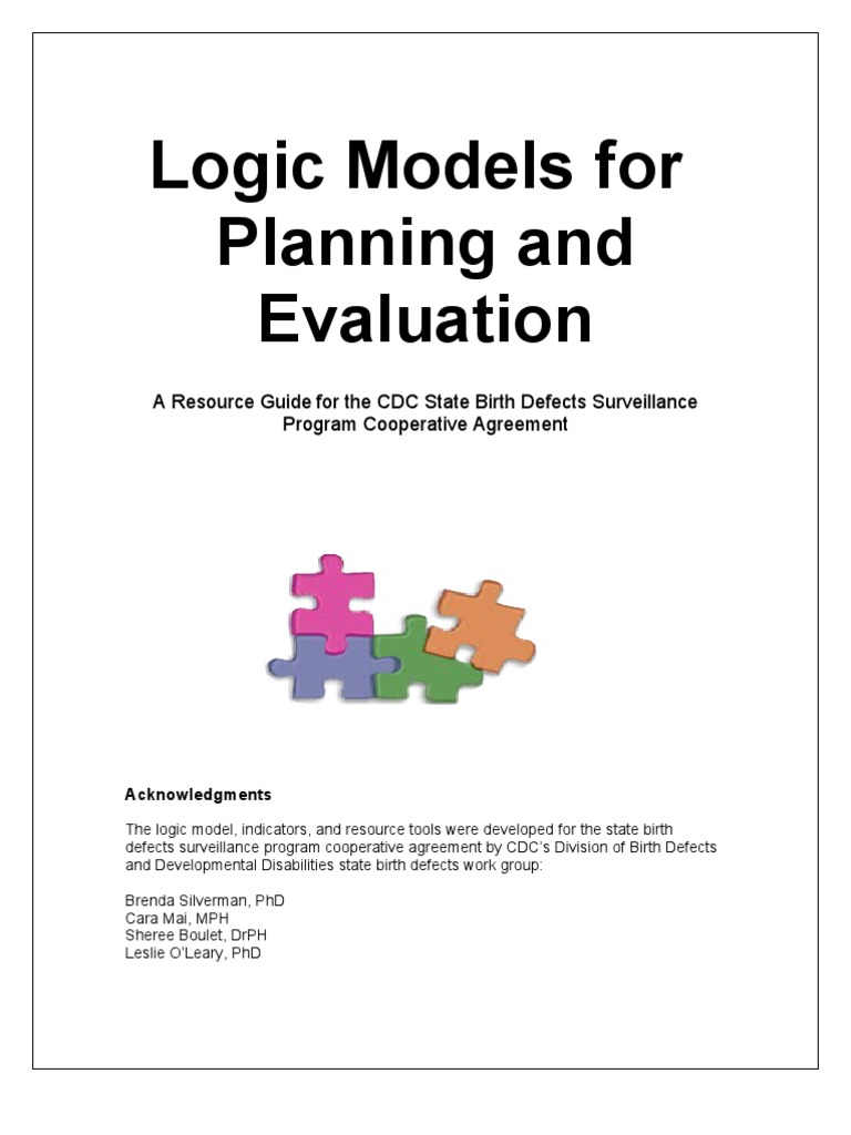 Logic Models For Planning Evaluation | PDF | Evaluation | Goal