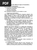 Different Types of Loading Schemes | PDF | Assembly Language | Operating System Technology