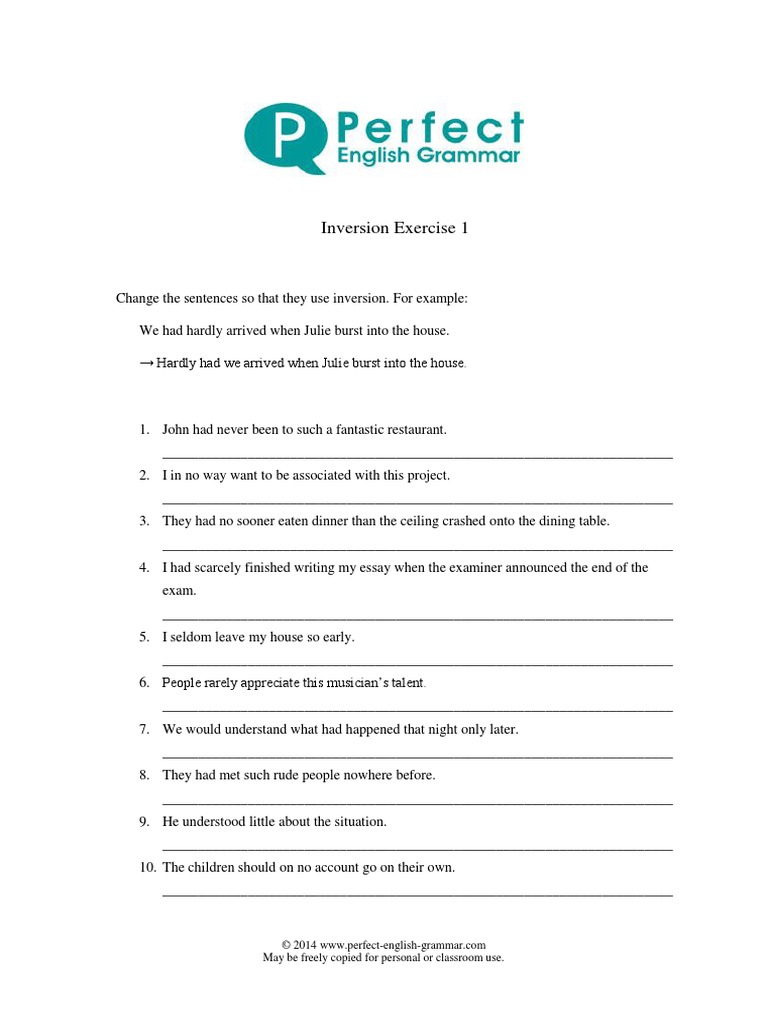 Inversion Exercise 1 | PDF