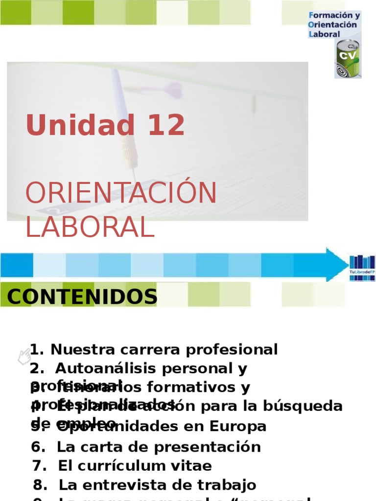 Orientación Laboral | PDF | Cognición | Sicología