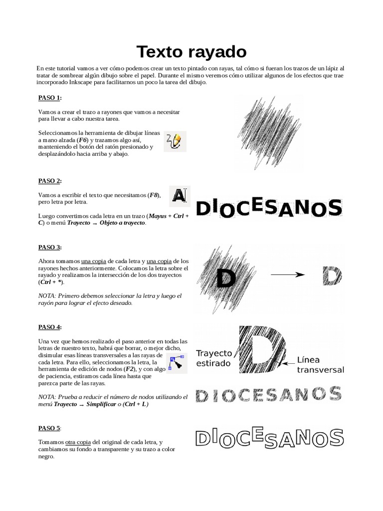 Letras Rayadas | PDF | Herramientas | Software