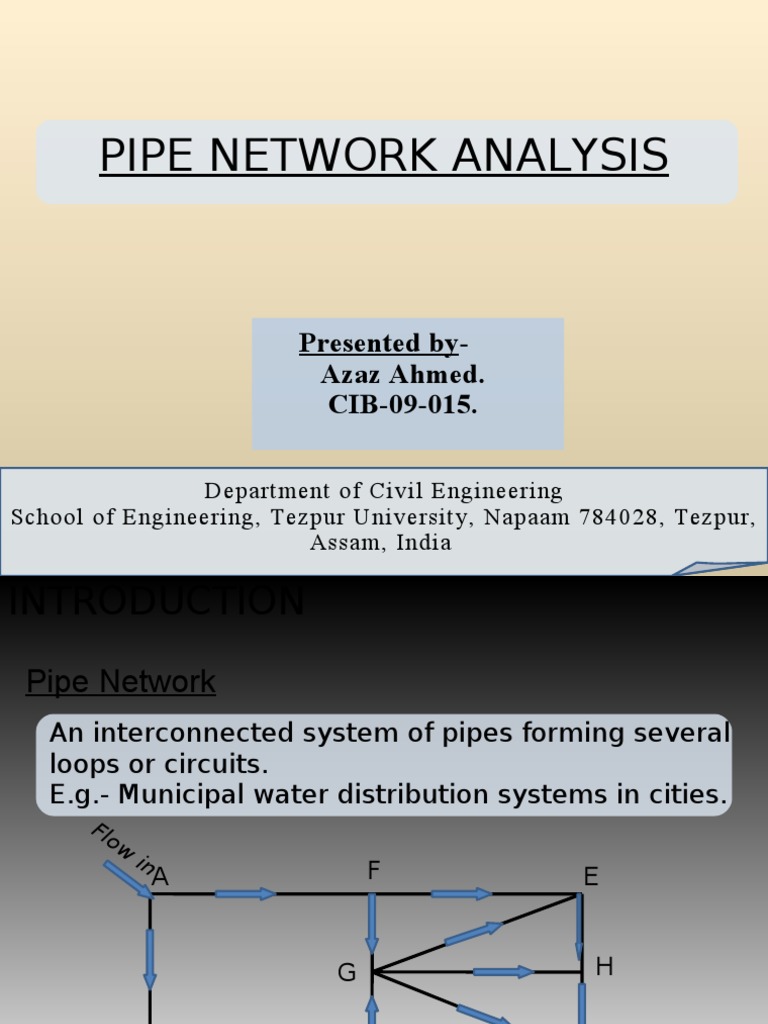Pipe Network Analysis Using Hardy Cross Method PDF | PDF | Mathematical ...