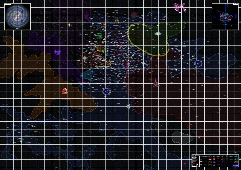Star Trek Federation Galaxy Map Overview | PDF