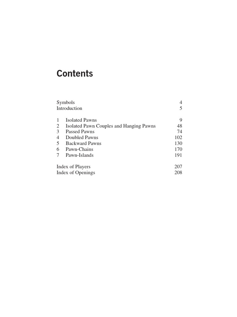 Understanding Pawn Play in Chess | PDF | Traditional Games | Chess Theory