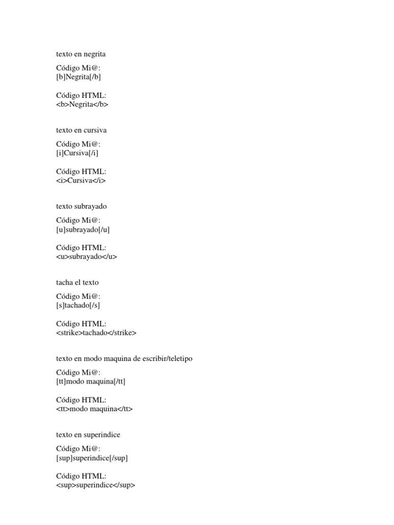 Códigos HTML y Foros | PDF | HTML | Hipervínculo