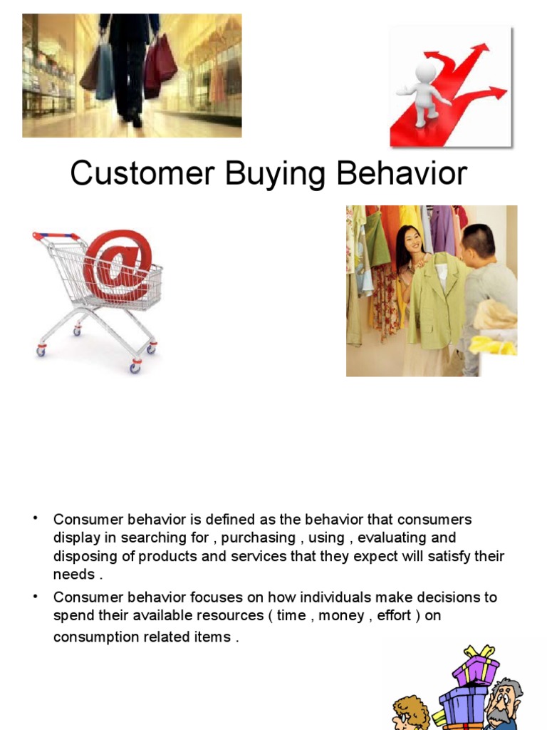 Customer Buying Behavior | Retail | Consumer Behaviour