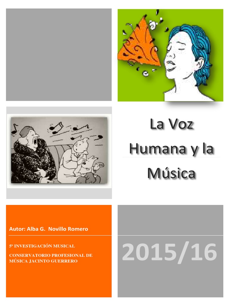 La Voz Humana Pdf Sonido Música Vocal